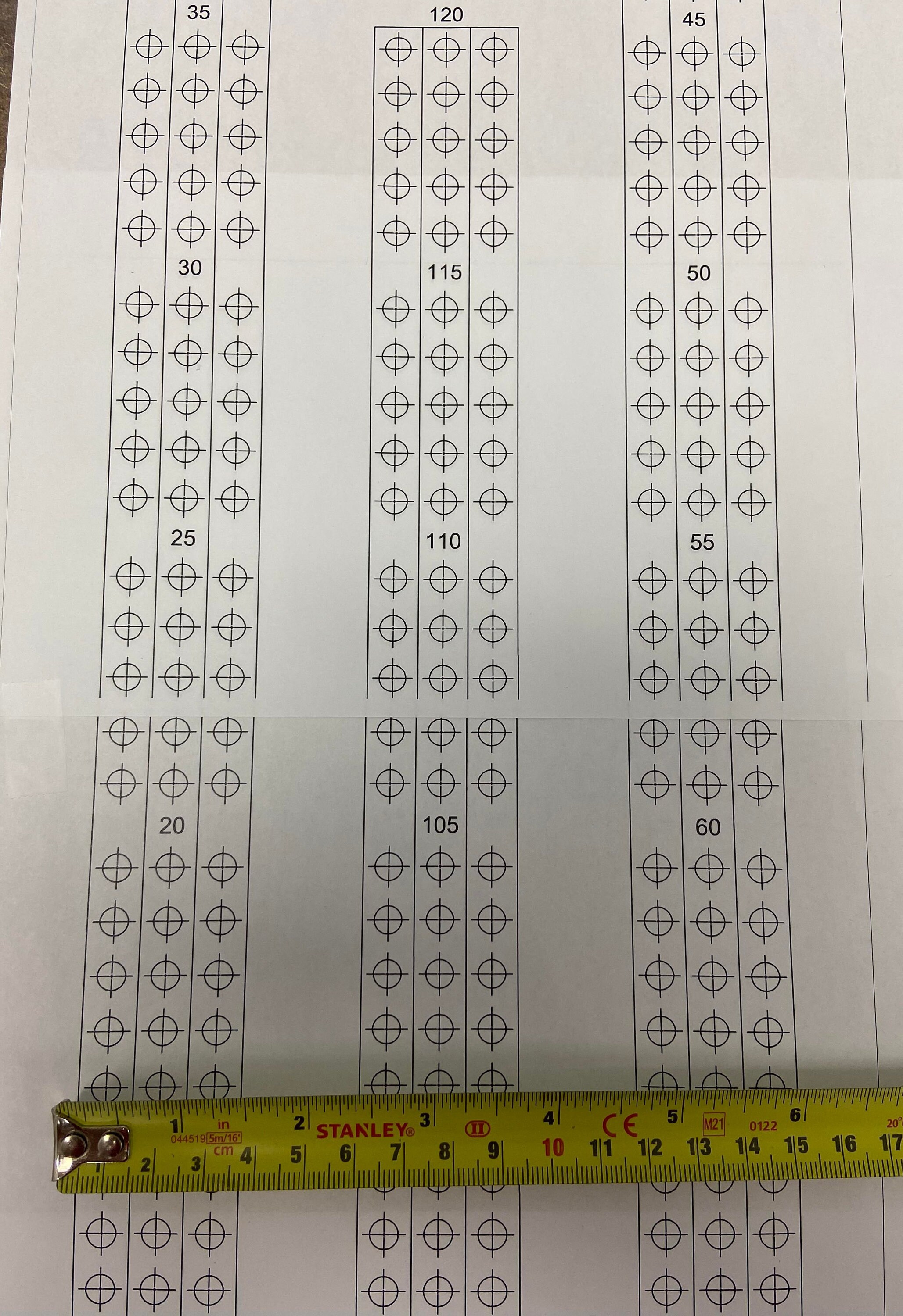 6'' X 24.5'' Cribbage Board Paper Template DIY - Digital Download - Etsy