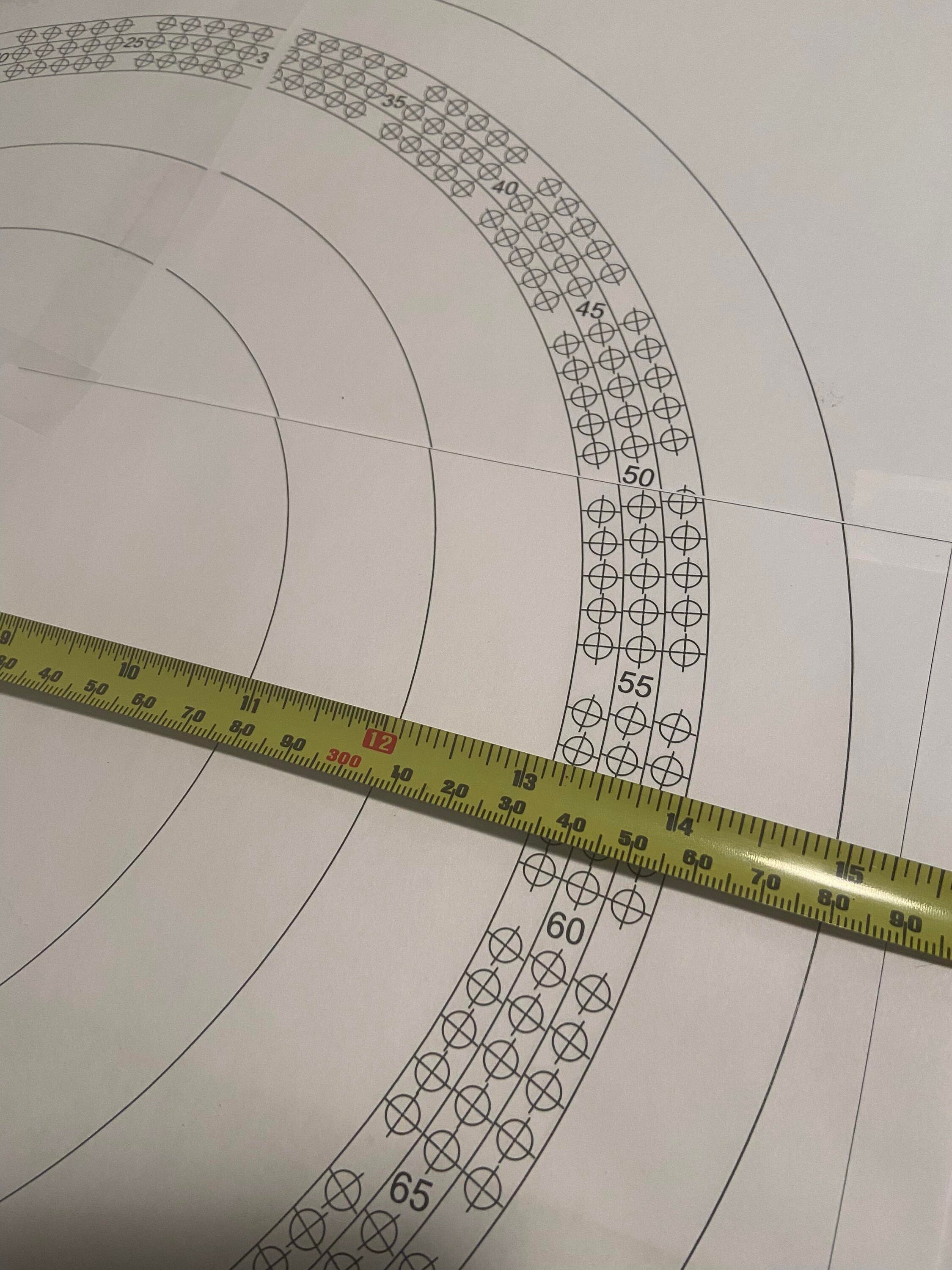 14’’ Round Cribbage Board Paper Template DIY - Etsy