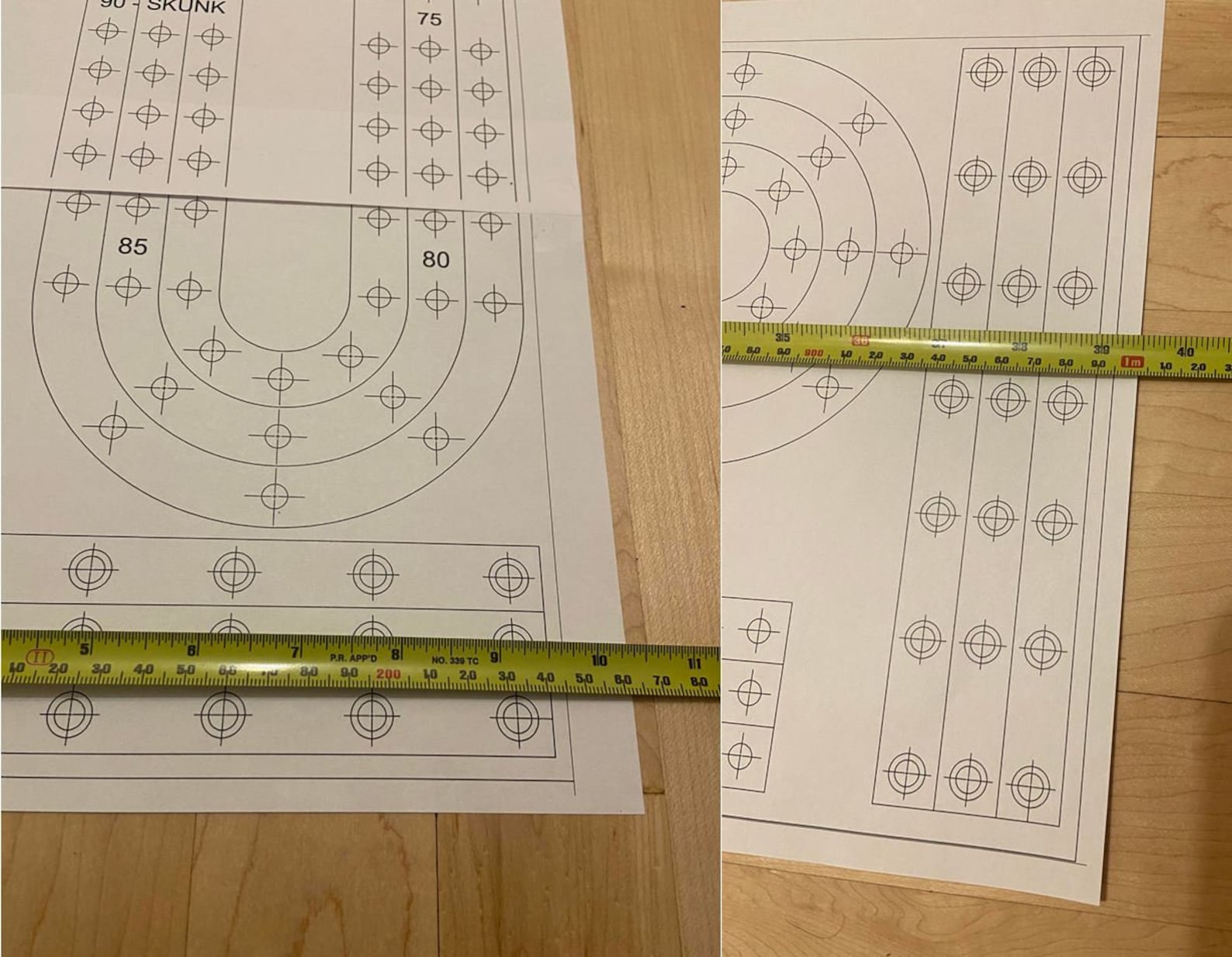 Extra Large Cribbage Board Printable Template DIY - Etsy