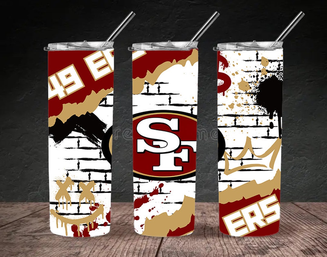 San Francisco 49ers Tumbler Wrap. 20oz Skinny Tumbler Wrap. Nfl ...