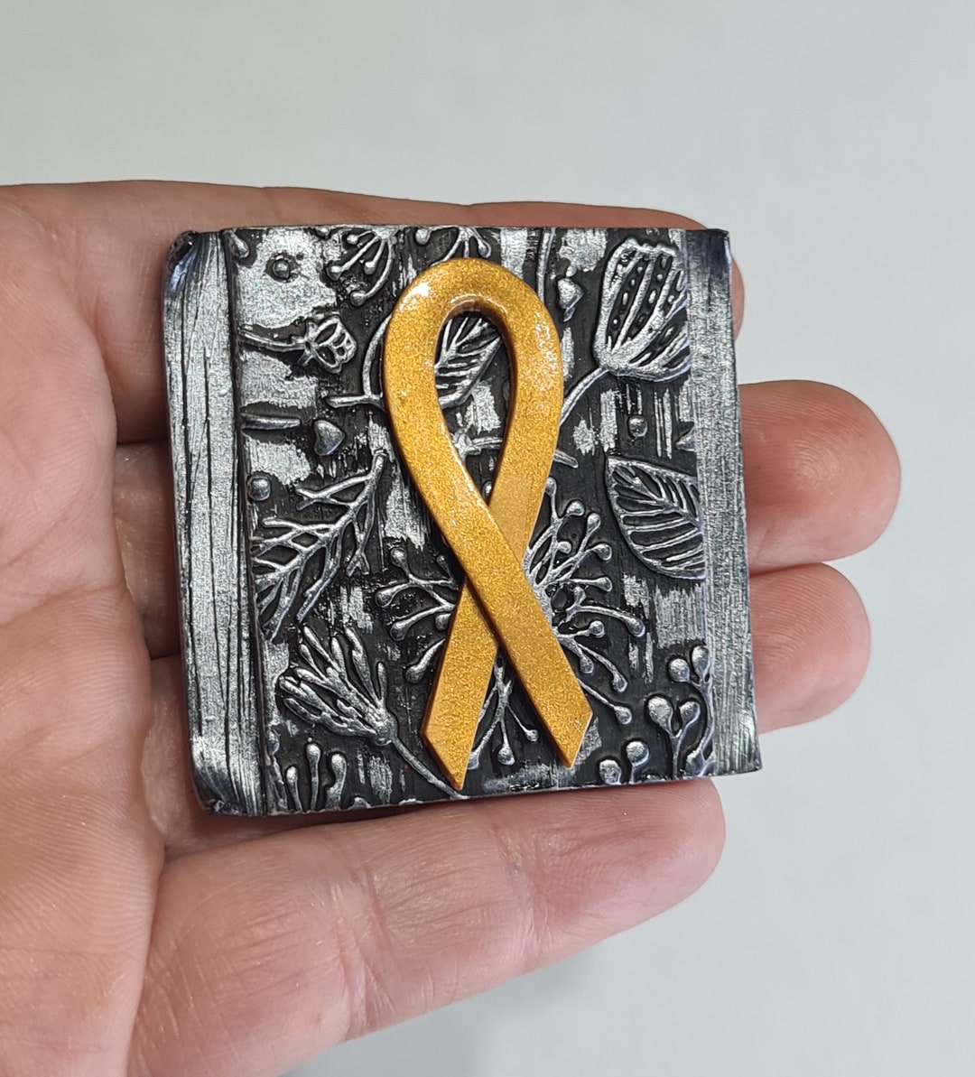 Yellow Ribbon Brooch Pin/ Support Israel Hostages "bring Them Home Now ...