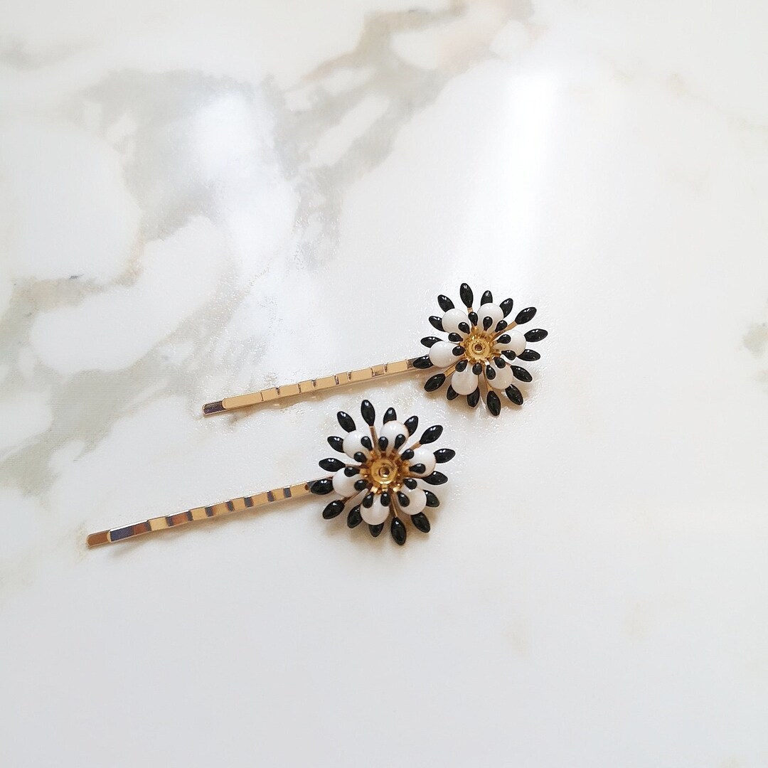 Flower Hair Pins, Set of 2 Hair Pins, Flower Girl Hair Pins. Womens ...