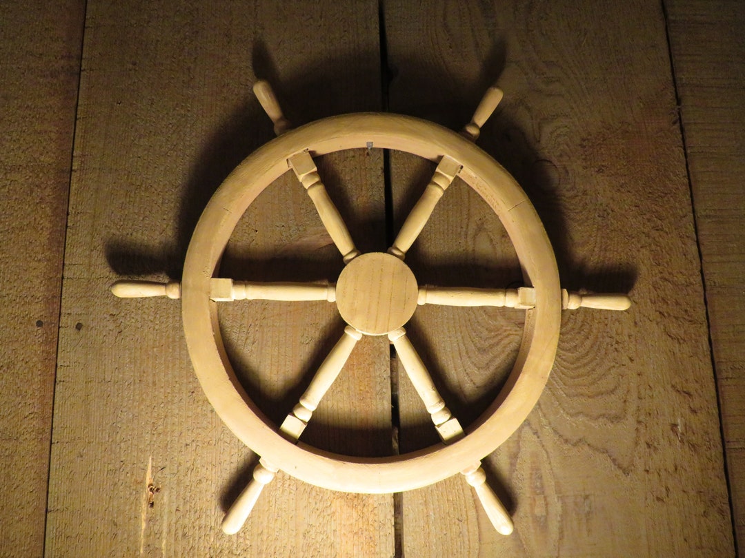 Wooden Boat Wheel - Etsy