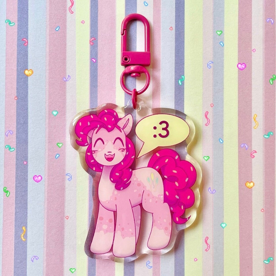 MLP Pinkie Pie :3 Vitiligo Charm 2.5 - Etsy