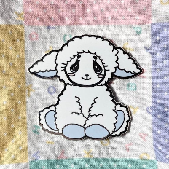 Little Lamb Enamel Pin 45 Mm - Etsy