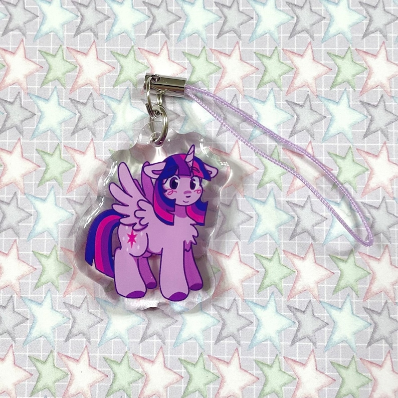 MLP My Little Pony G4 Mane 6 MINI Phone Charms (1.5”) - Etsy
