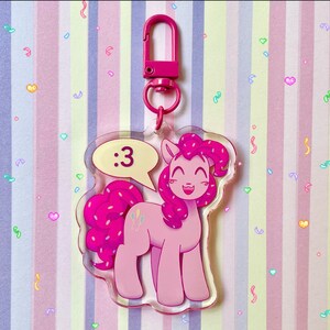 MLP Pinkie Pie :3 Vitiligo Charm 2.5 - Etsy