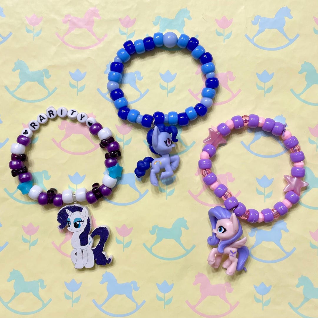 MLP My Little Pony Kandi Bracelet Singles! (you Choose) - Etsy