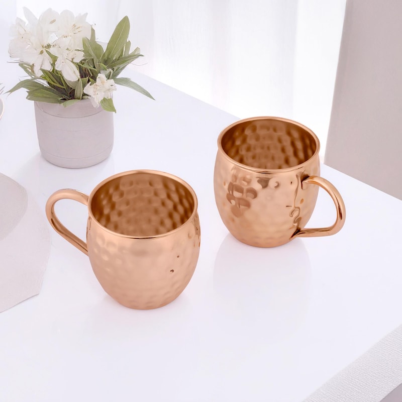 100% Real Copper Cups - Etsy