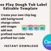 Play Dough 1.5 Oz Container Label Editable Template, SVG and PNG Files ...