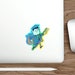 Holographic Mailman Delivery Man USPS Sticker, Cute Postal Mailbox ...