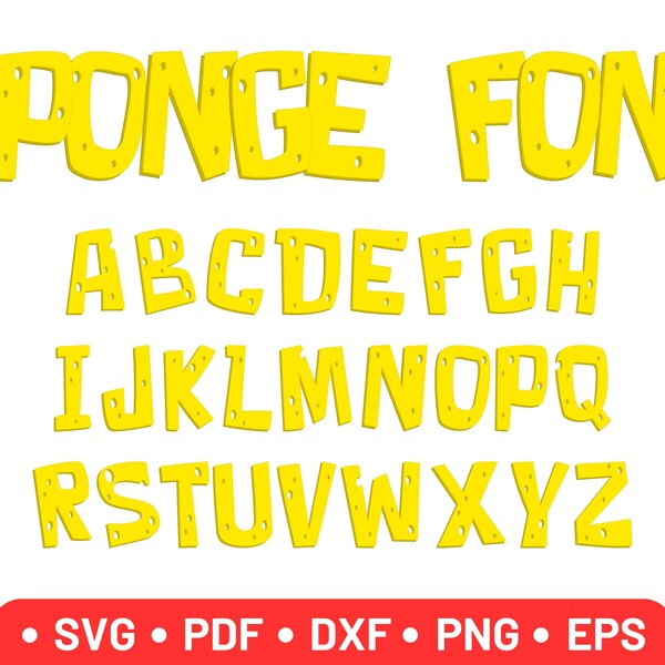 Spongebob Clipart Svg - Etsy