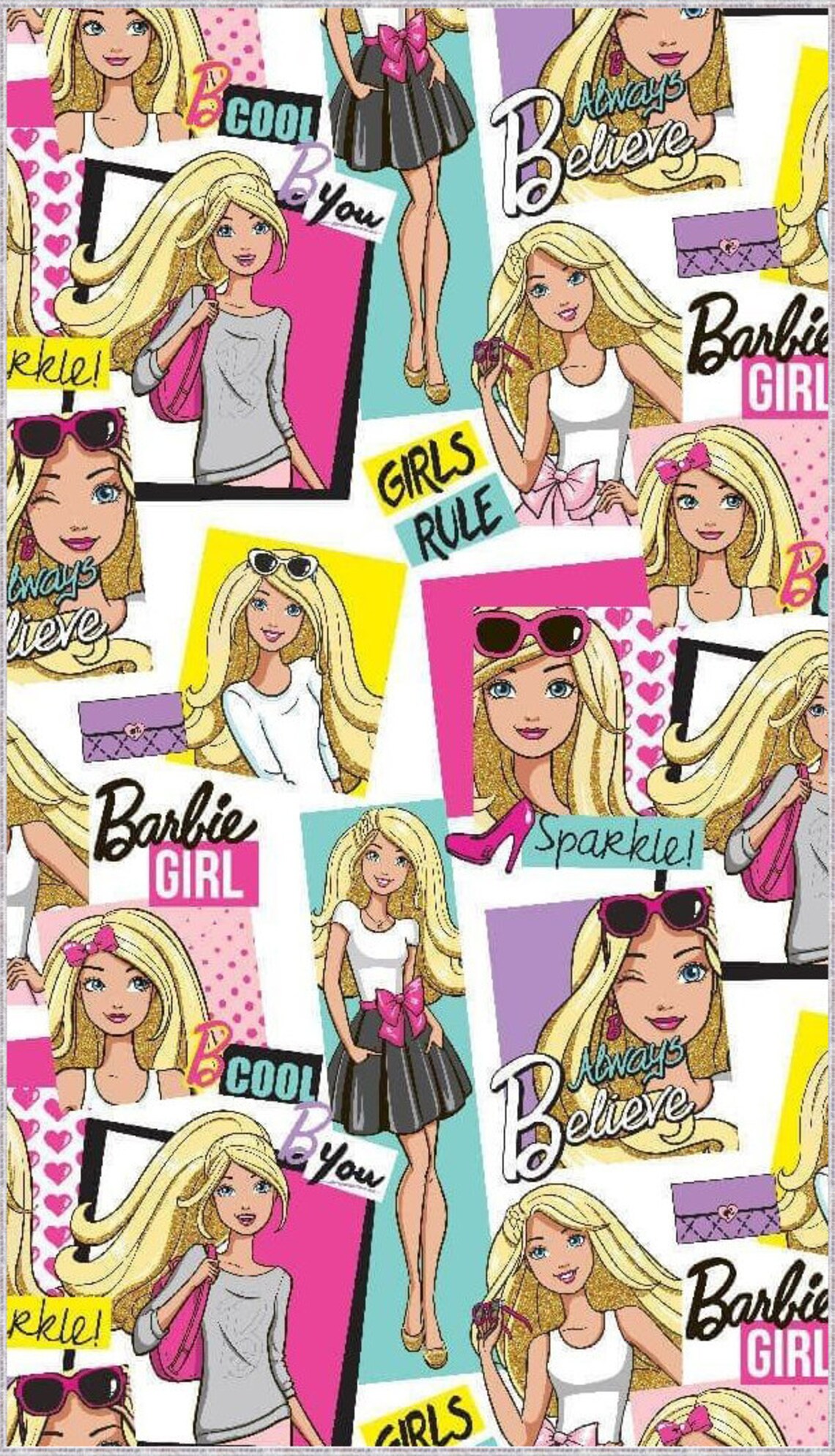 Barbie, Barbie Girl Rug, Kids Room Rug, Home Decor, Teen Room Rug ...