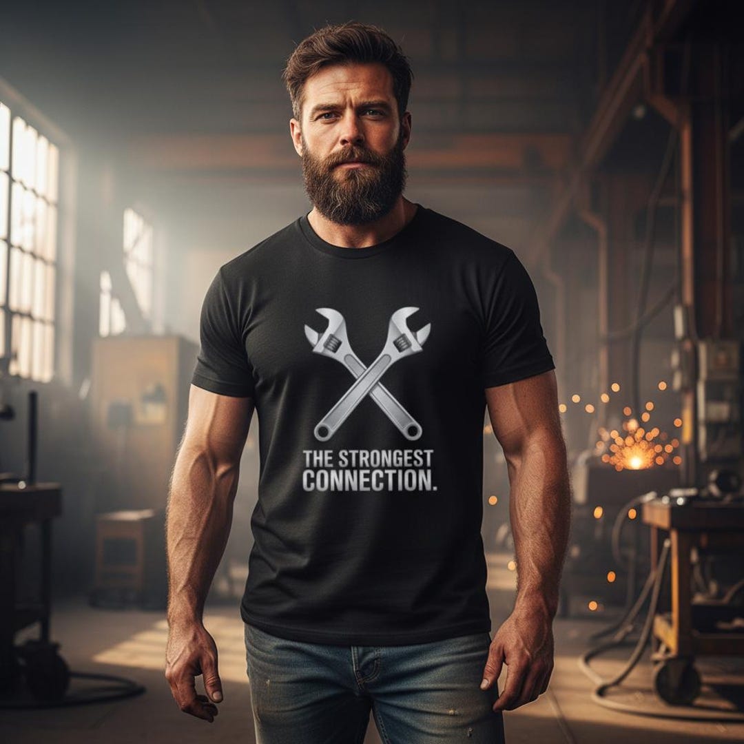 Ironworker Valentine Shirt, the Strongest Connection, Spud Wrench ...