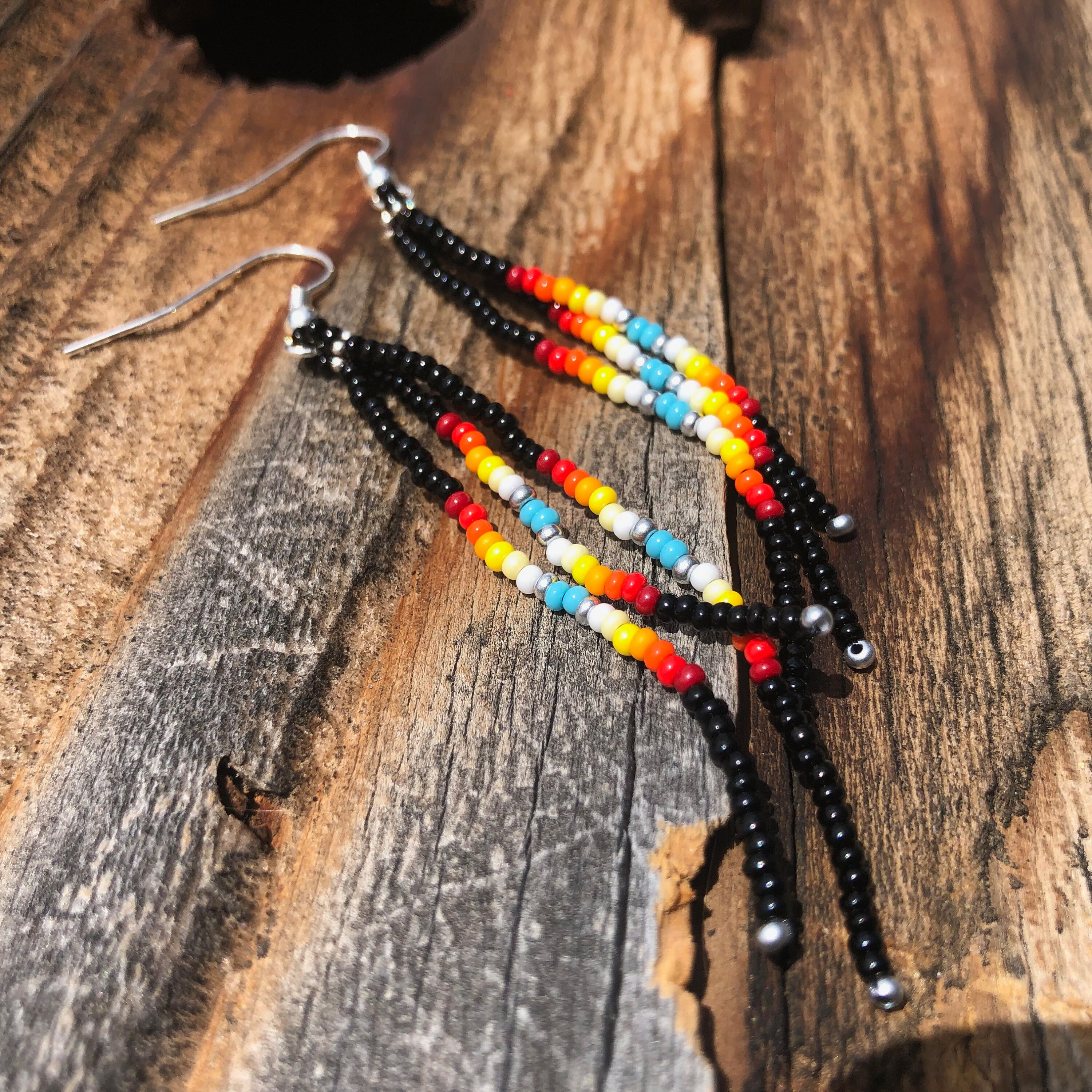 Twilight Range // Bead Choker and Earrings Set, Seed Bead Necklace ...