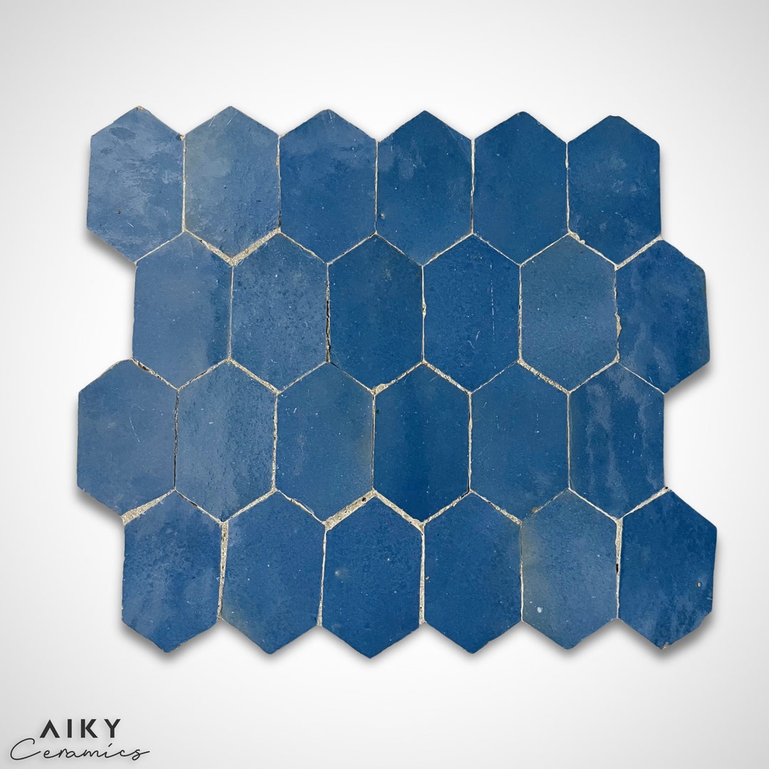 Hexagonal Dreams: Hand-chiseled Moroccan Zellige Tiles Capture the ...