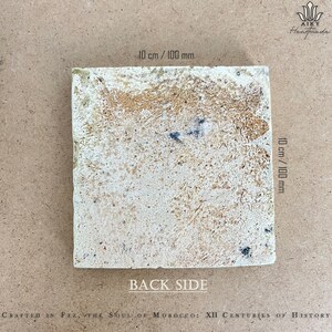 10 Turquoise Artisanal 4"x4" Moroccan Zellige Beldi Tiles - Infuse Your ...