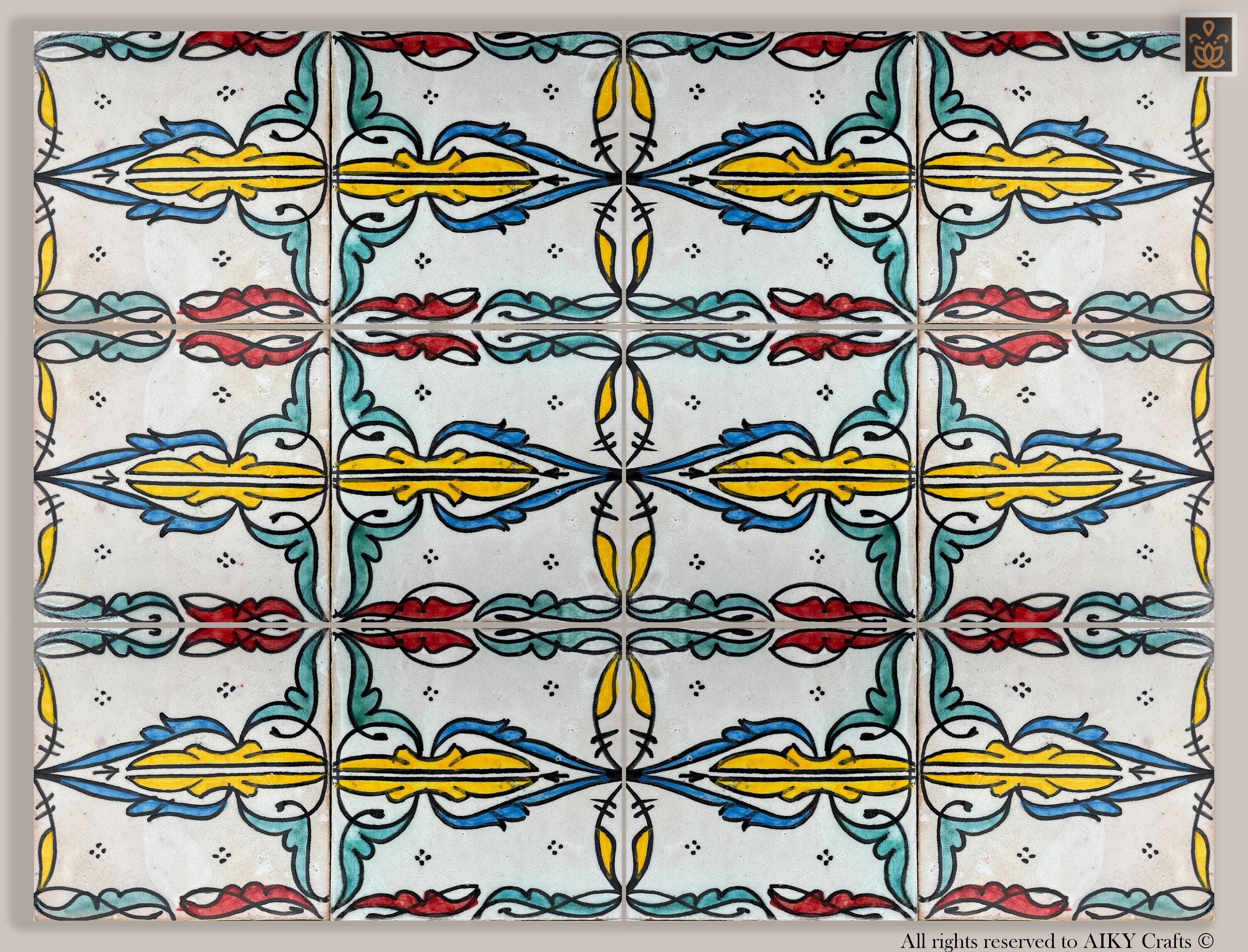 Experience the Magic of Morocco With Exquisite Artistry: Hand-painted ...
