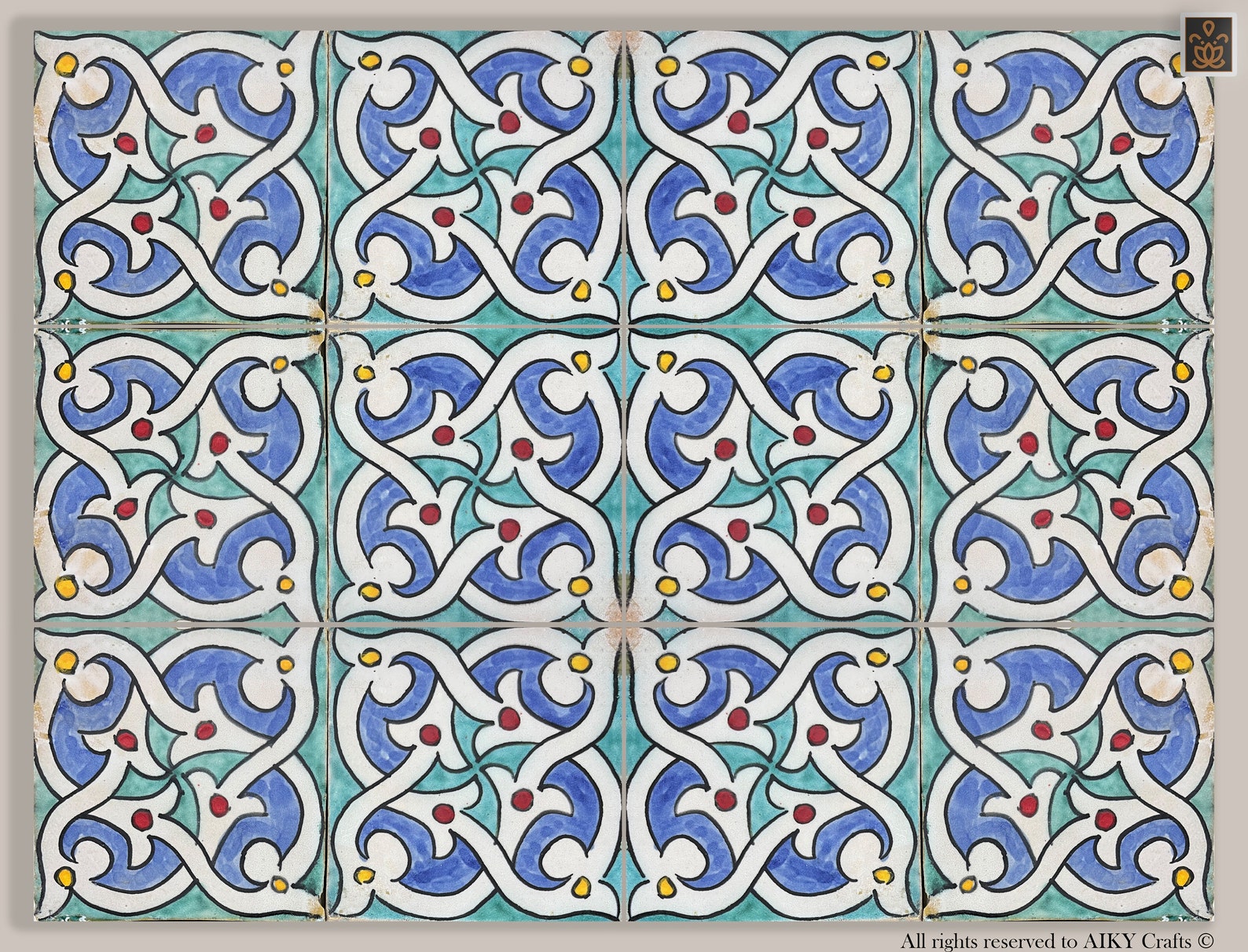 Exquisite Hand-painted Tiles for Your Bathroom, Kitchen and More ...