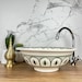 Timeless Artistry in Your Bathroom: Handmade Farmhouse Basin With Solid ...