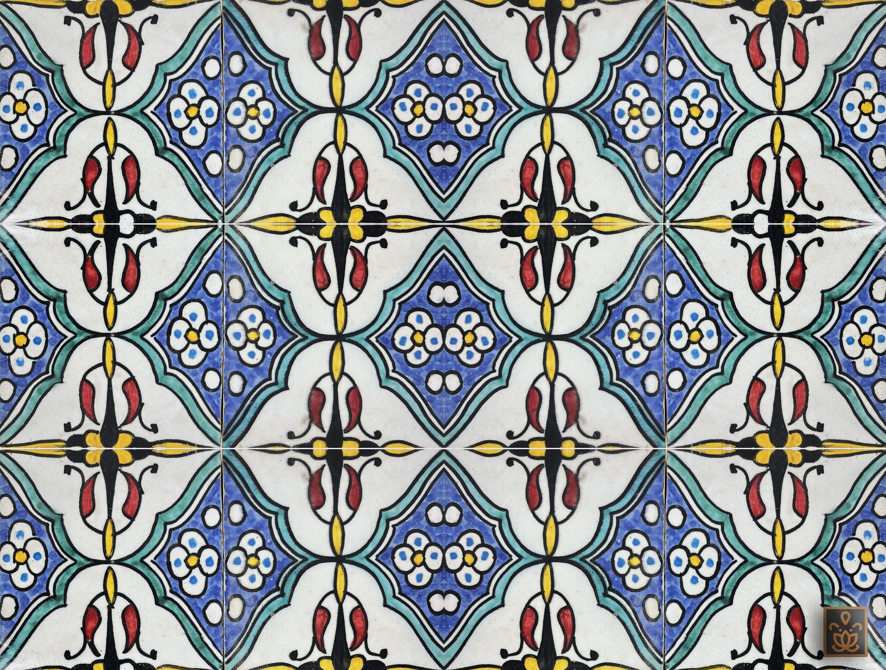 Authentic Moroccan Zellige Beldi Ceramic Tiles 4x4 - Etsy