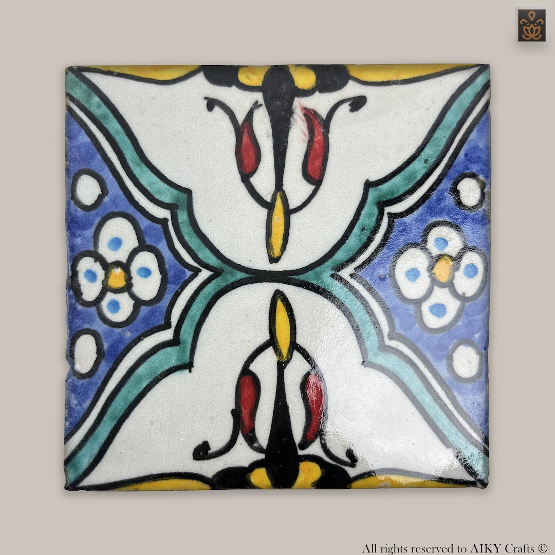 Authentic Moroccan Zellige Beldi Ceramic Tiles 4"x4" - Exquisite ...