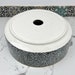 Elegant Turquoise Blue Hand-painted Ceramic Basin With 14K Gold Touches ...