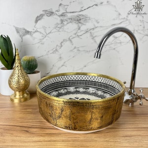 Timeless Artistry in Your Bathroom: Handmade Farmhouse Basin With Solid ...