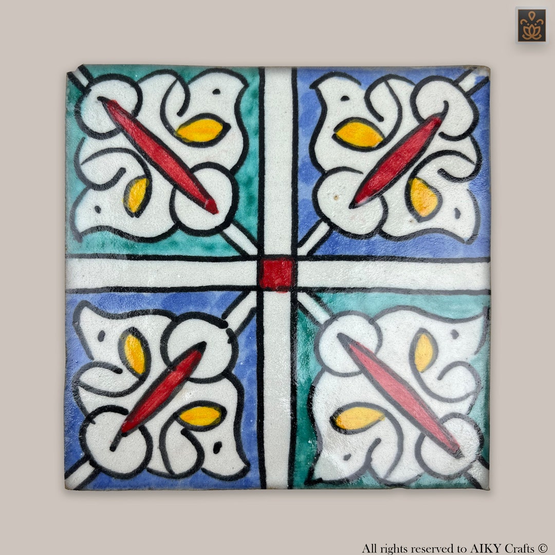 Elevate Your Space With Moroccan Zellige Beldi Ceramic Tiles 4"x4 ...