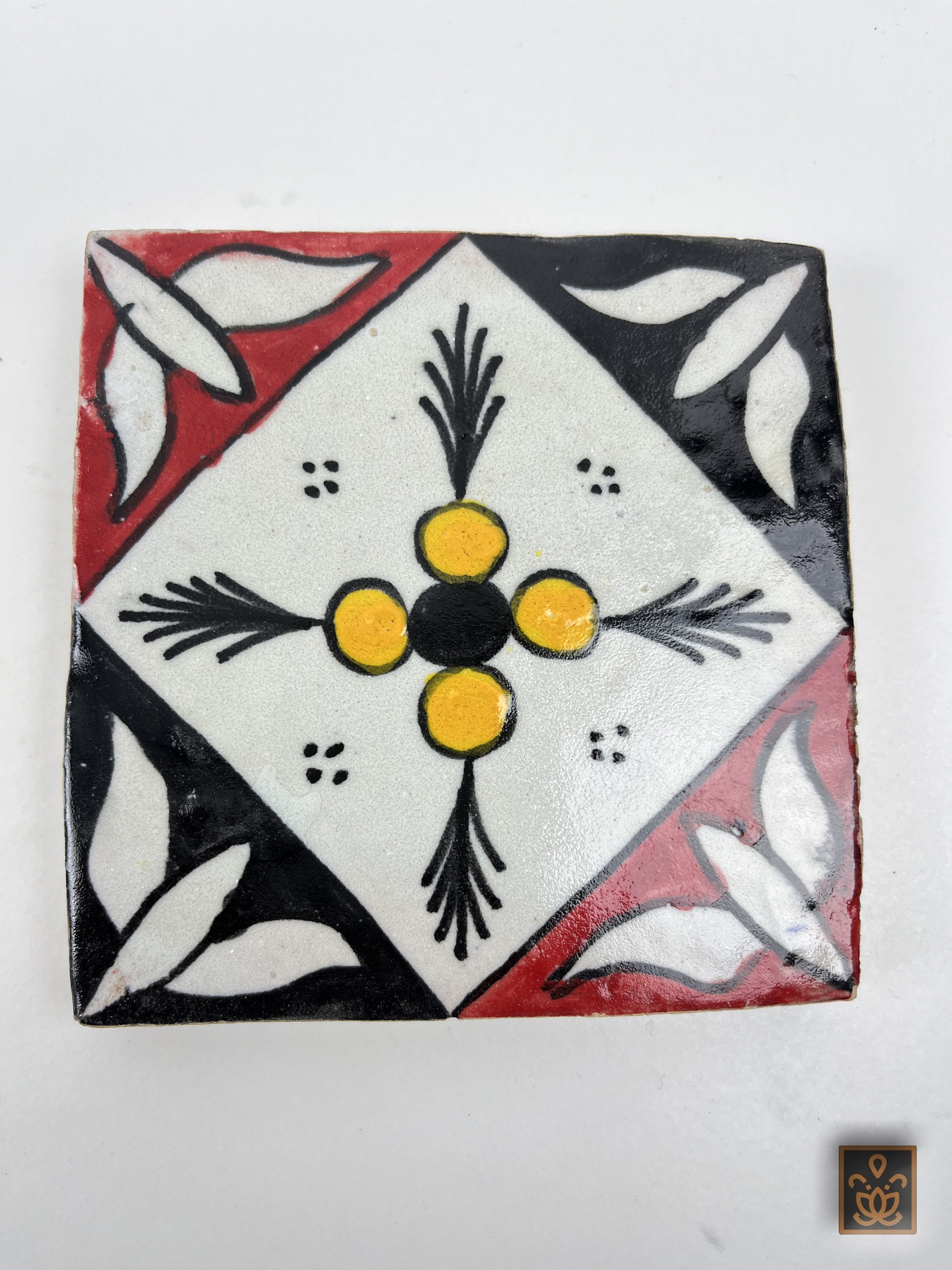 Hand-painted Zellige Beldi Tiles 4x4 A Touch of - Etsy
