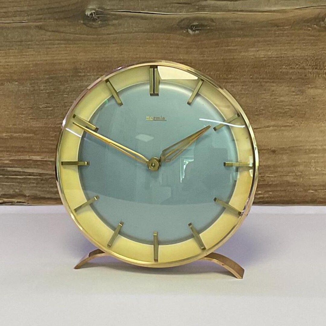 Restored Hermle Table Clock 1950 With Guarantee / Warranty - Etsy