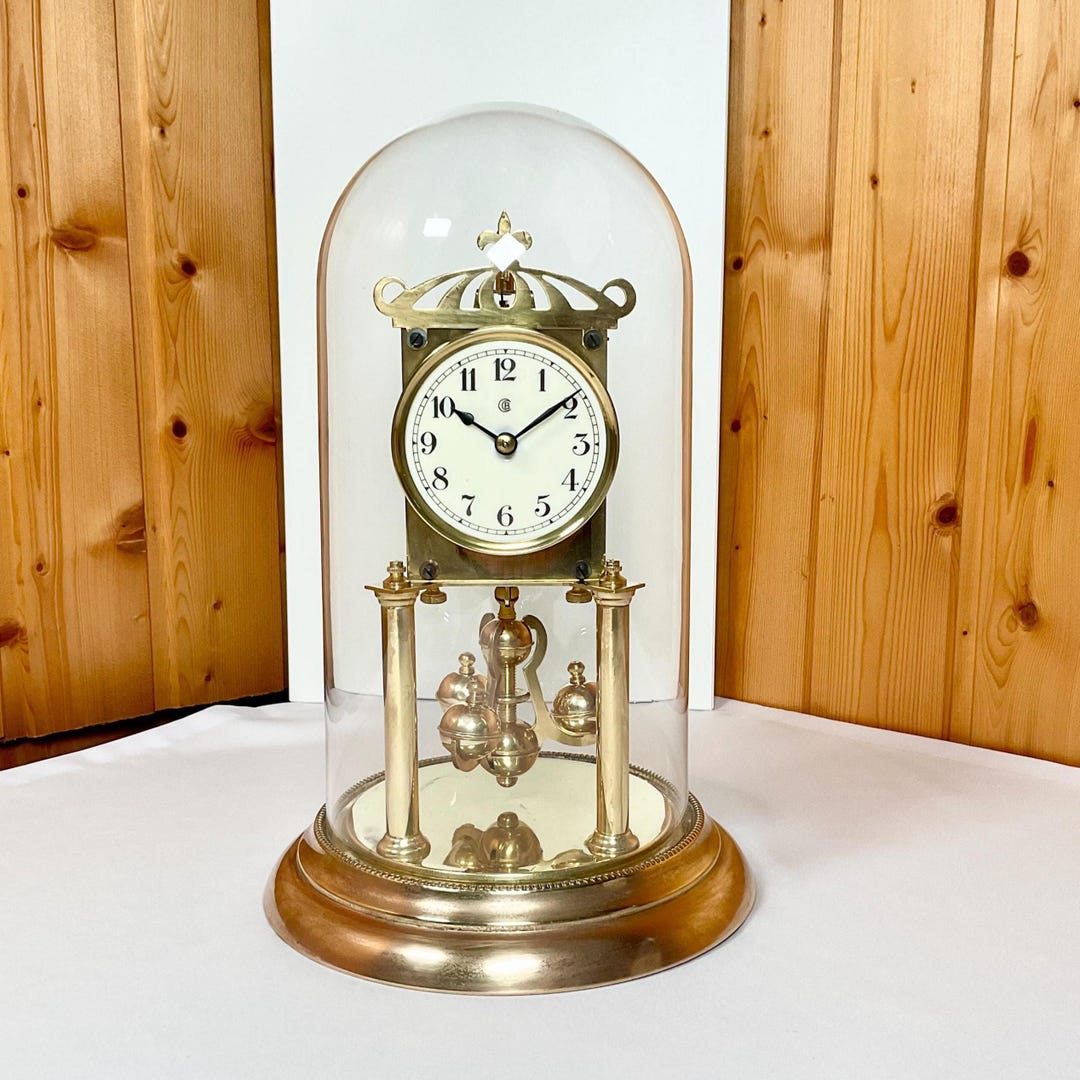 Elegant Antique Annual Clock From Around 1910 – Restored, Fully ...