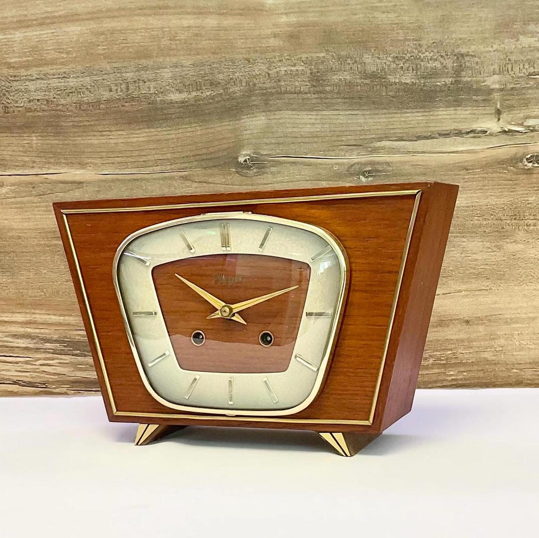 Restored Emes Hermle Mid Century Mantel Clock With Chimes 1960 ...