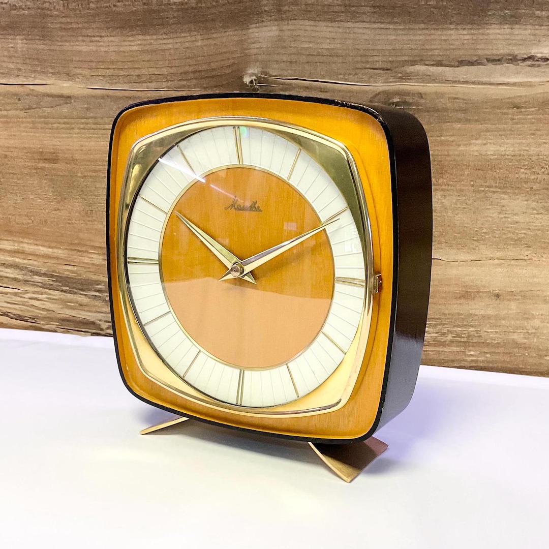 Restored German Mantel Clock Mauthe With Chimes 1960 With Guarantee ...
