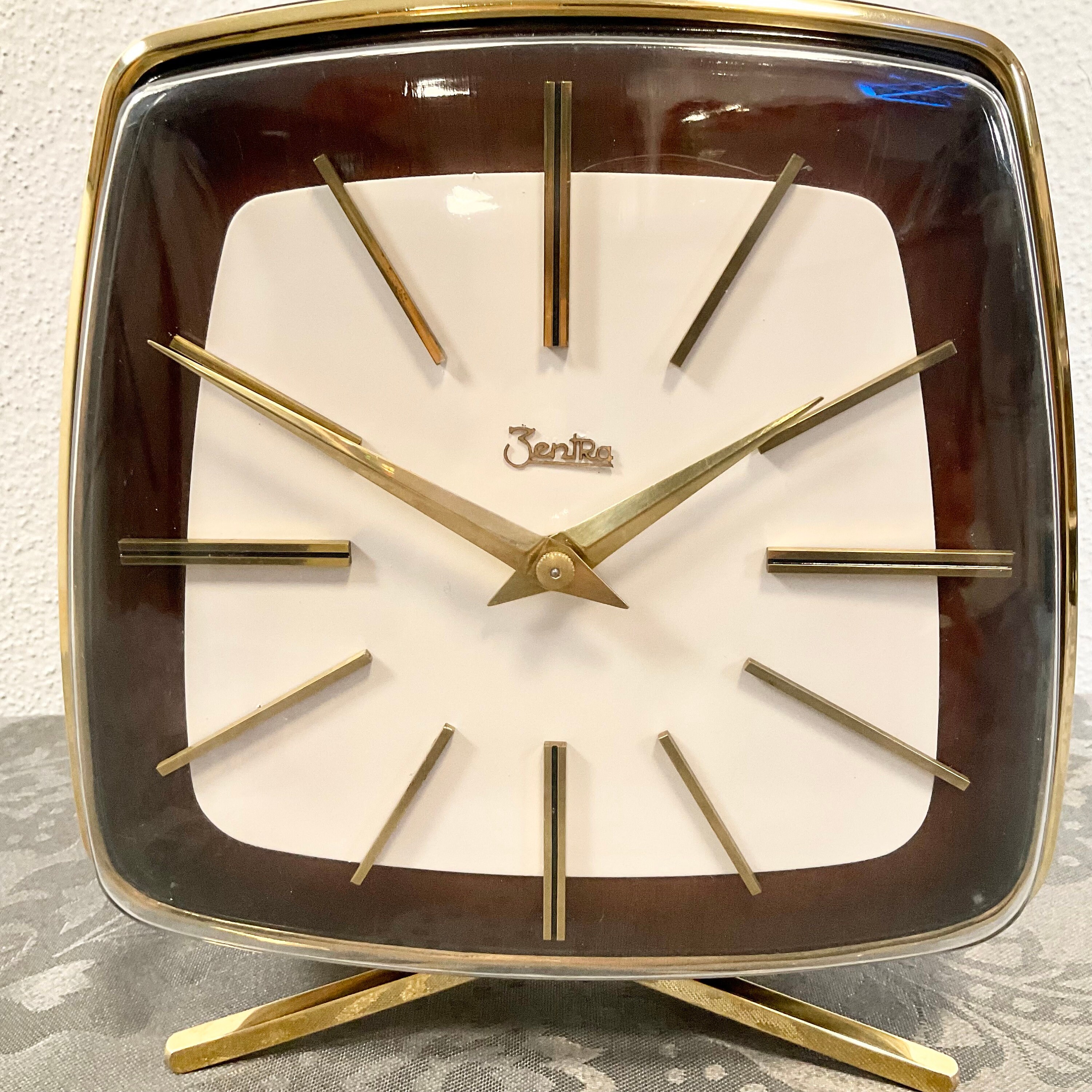 Restored Zentra Hermle Mid Century Mantel Clock With Chimes 1960 ...