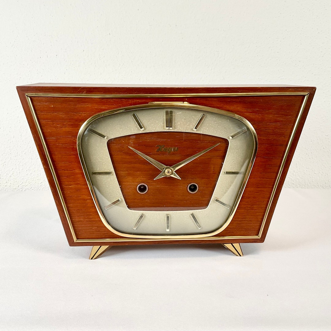 Restored Emes Hermle Mid Century Mantel Clock With Chimes 1960 ...