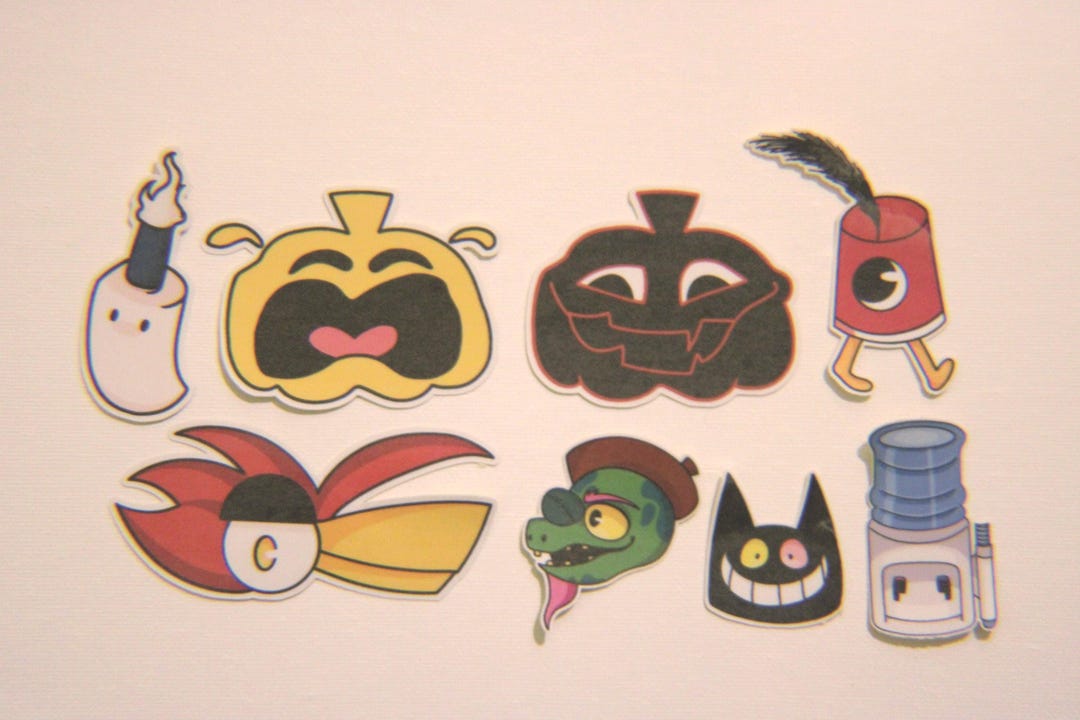 Deltarune Chapter 4 Glossy Stickers - Etsy