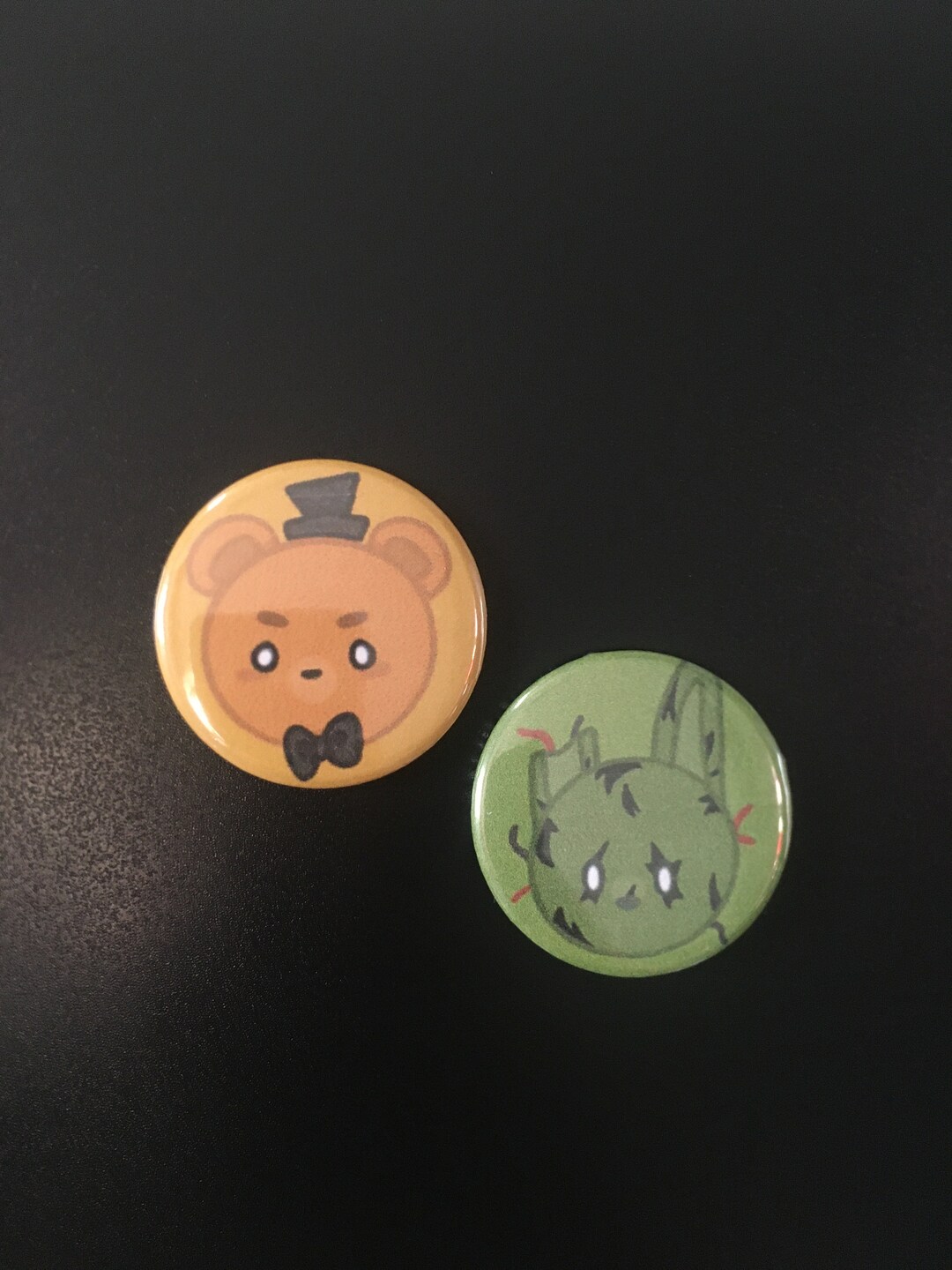 FNAF Golden Freddy & Springtrap Buttons - Etsy