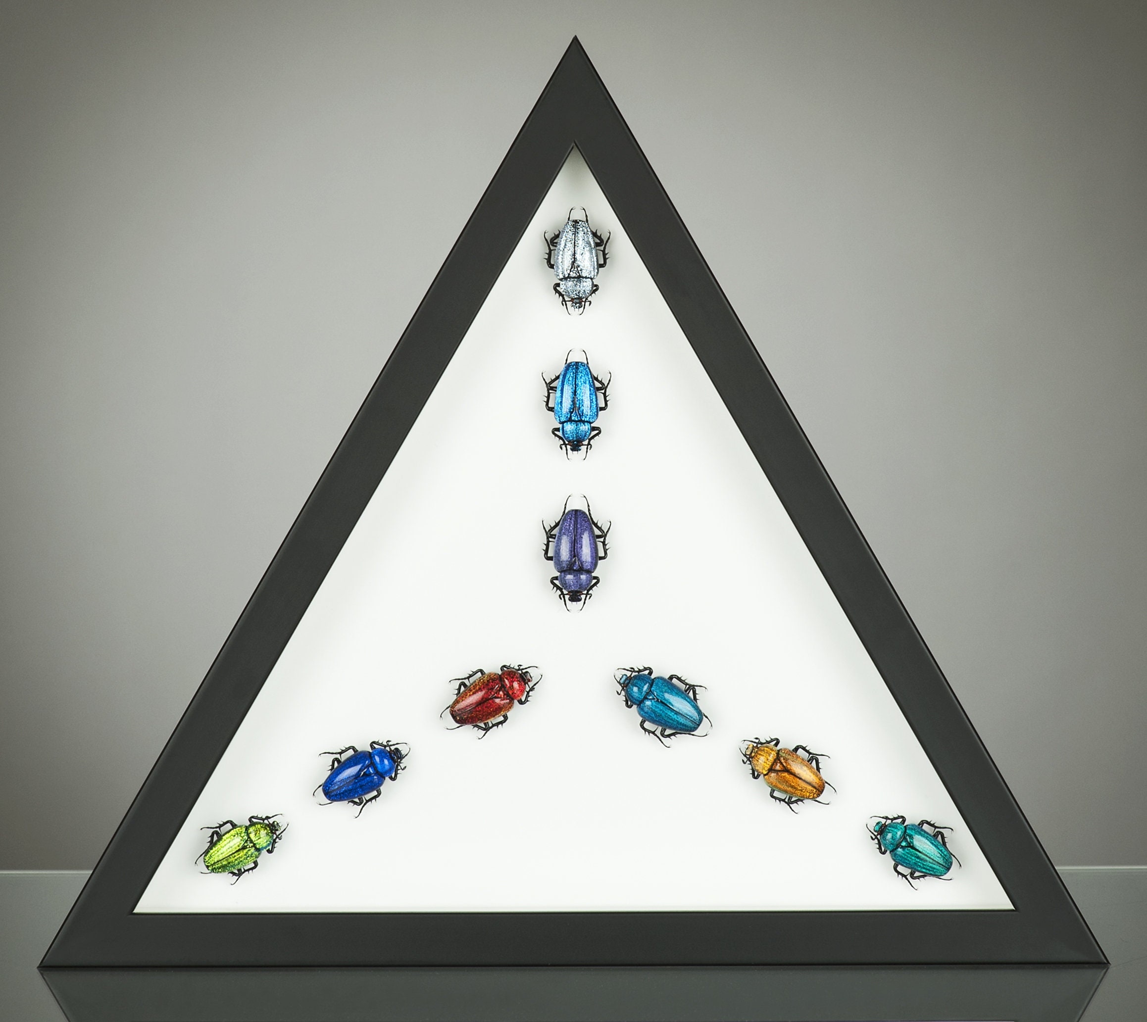 Murano Glass Beetles - Beetles Triangle- Glass Insects - Etsy