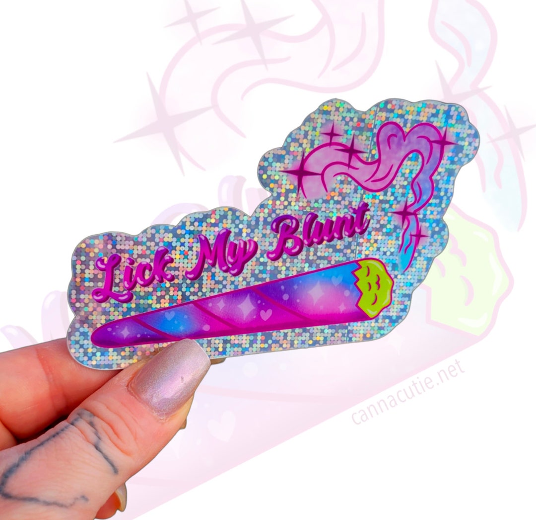 Lick My Blunt Sticker - Etsy