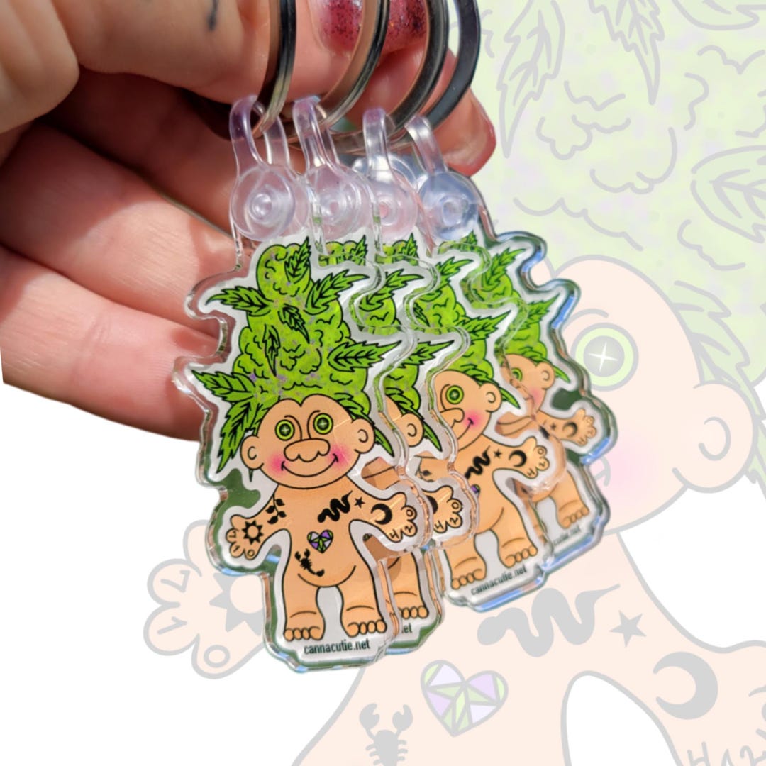 Bud Troll Keychain - Etsy