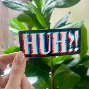 Agust D Huh?! Sticker | BTS | Agust D | J-hope - Etsy