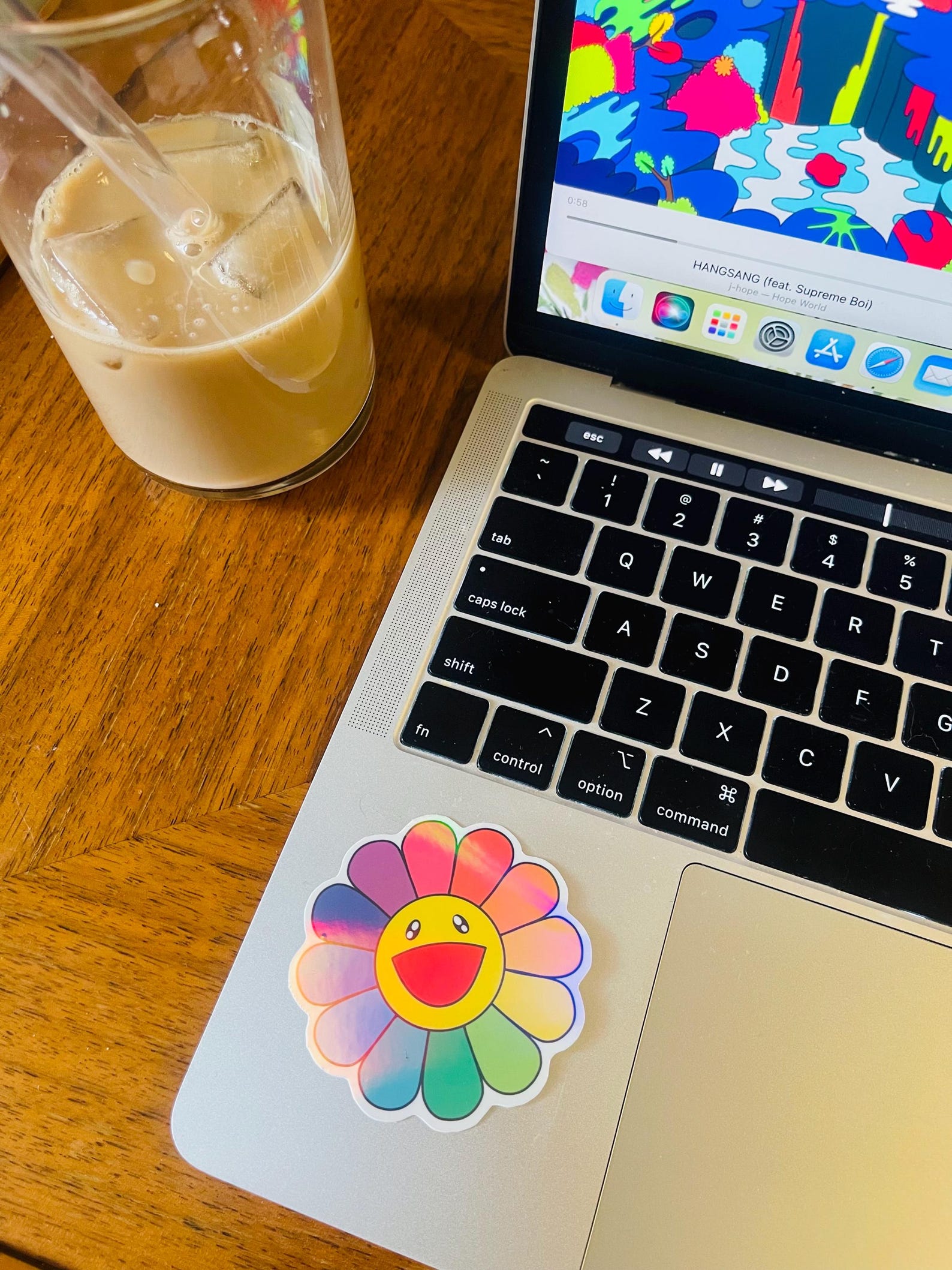 J-hope Flower Holographic Sticker | BTS | J-hope - Etsy