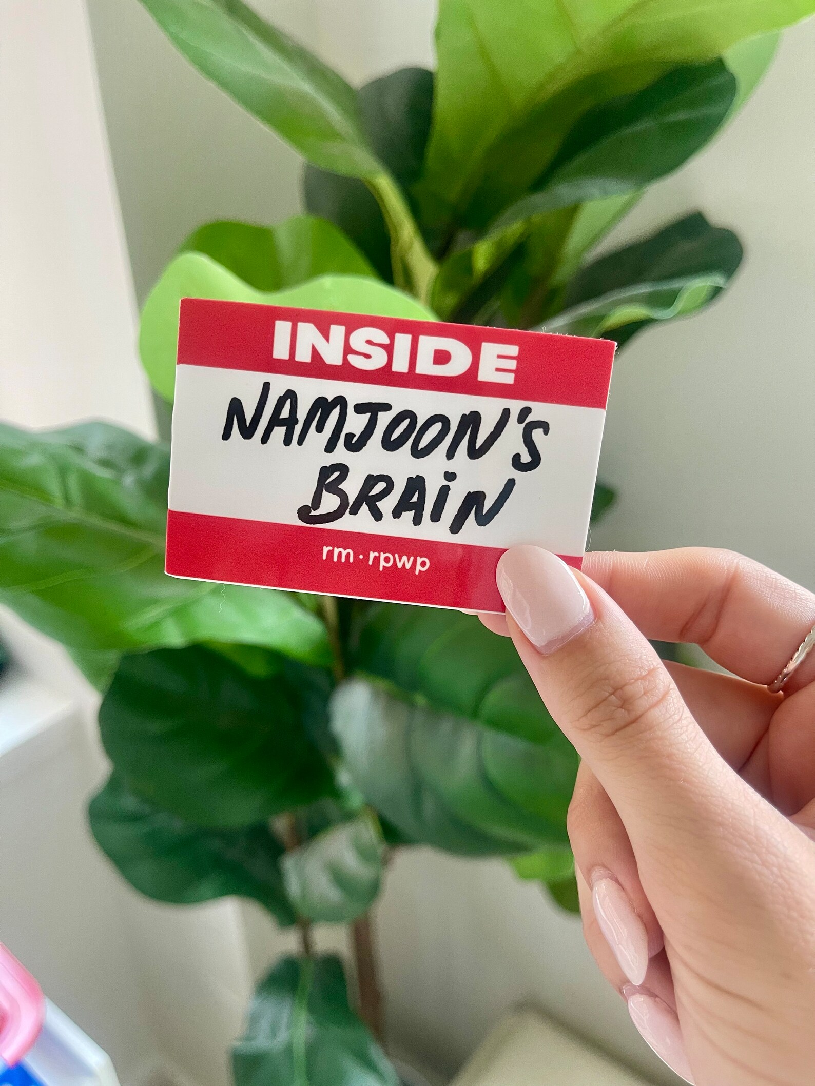 Inside Namjoon's Brain Sticker (LOST!) | BTS Stickers | RM - Etsy