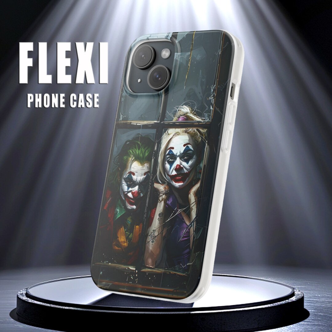 Flexi Phone Case Semi Transparent Matte Clown Prince Chaos Window ...