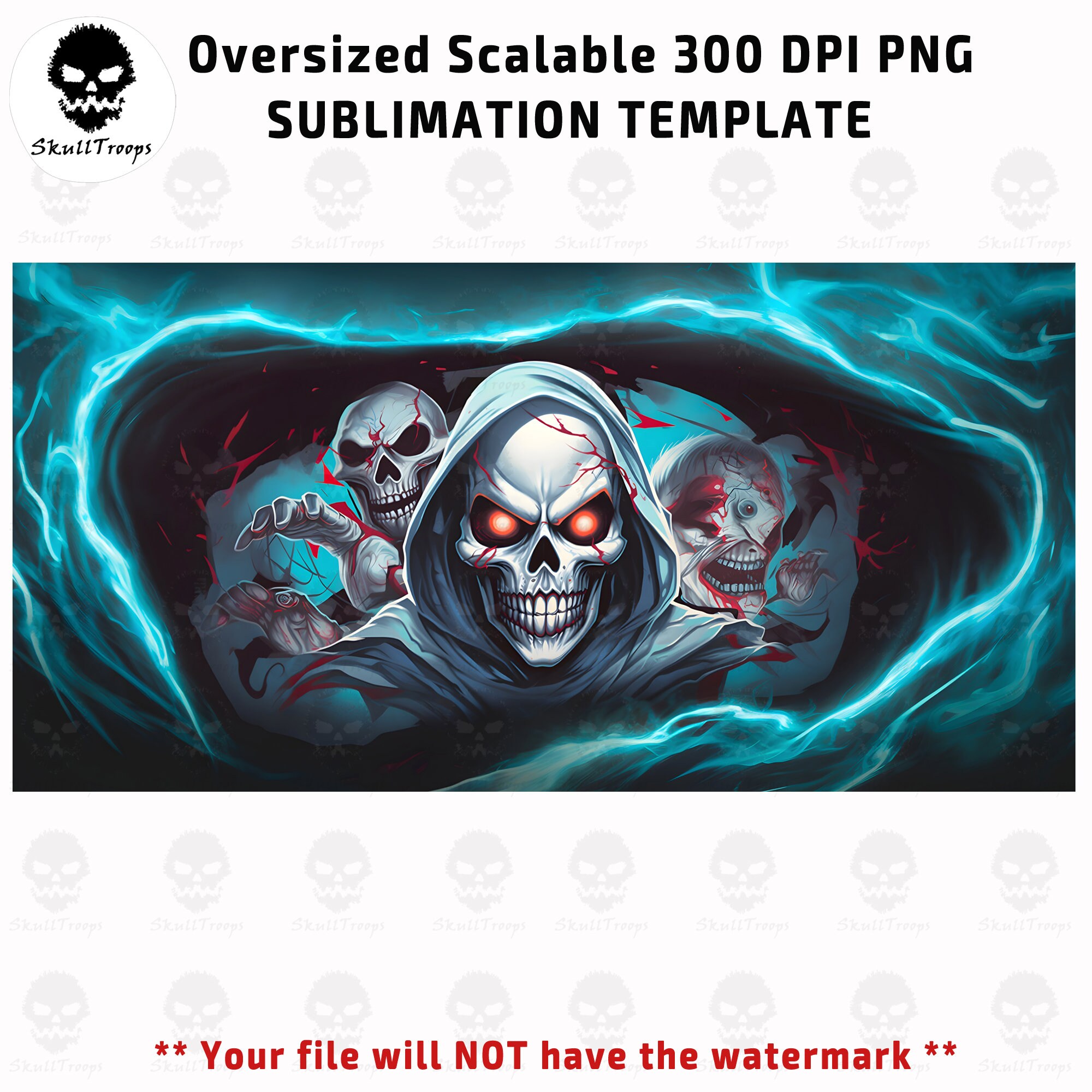 Skull Spectral Ride Car License Plate PNG: Spooky Design, Freaky Horror ...