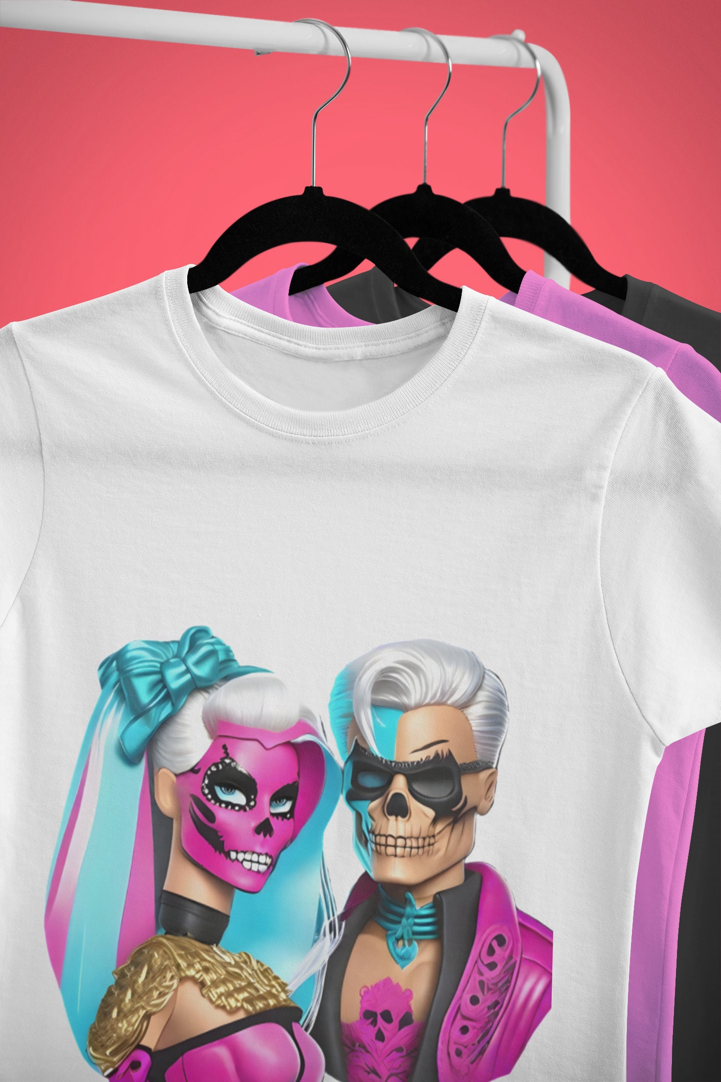 Skull Barb and Ken Seductive Enigma PNG 300 Dpi. Sublimation, DTF, DTG ...