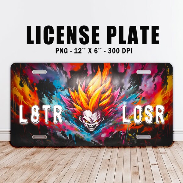 Graffiti License Plate - Etsy