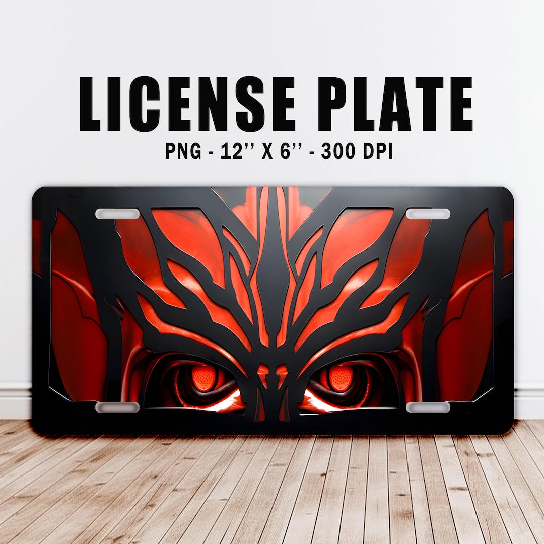 Sith Maul Car License Plate PNG 300 DPI Digital Download - Etsy