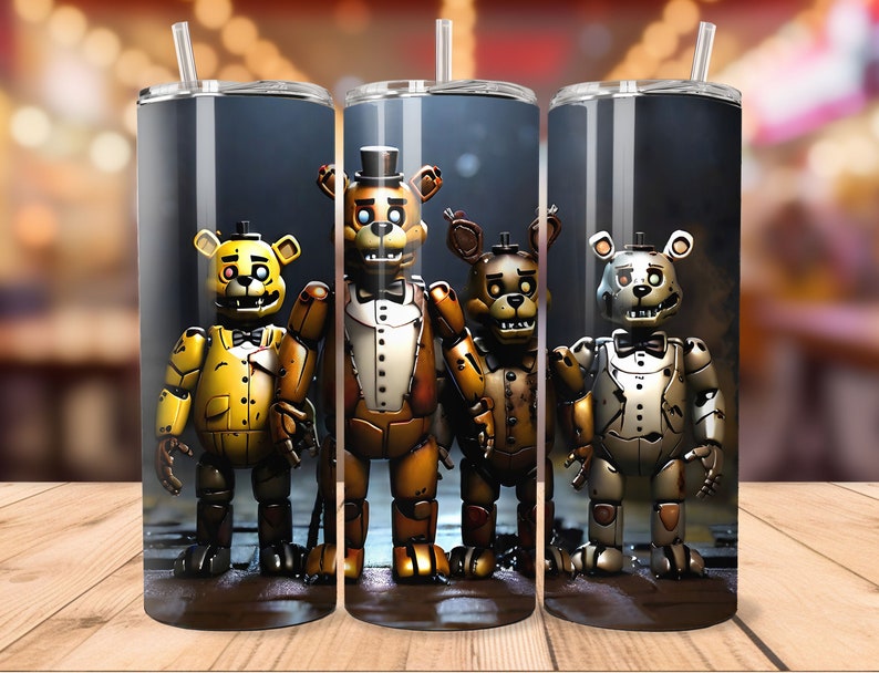 Lonely Alley Animatronics Tumbler Wrap Seamless 20oz/30oz, Skinny ...